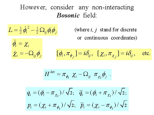 However, consider any non-interacting