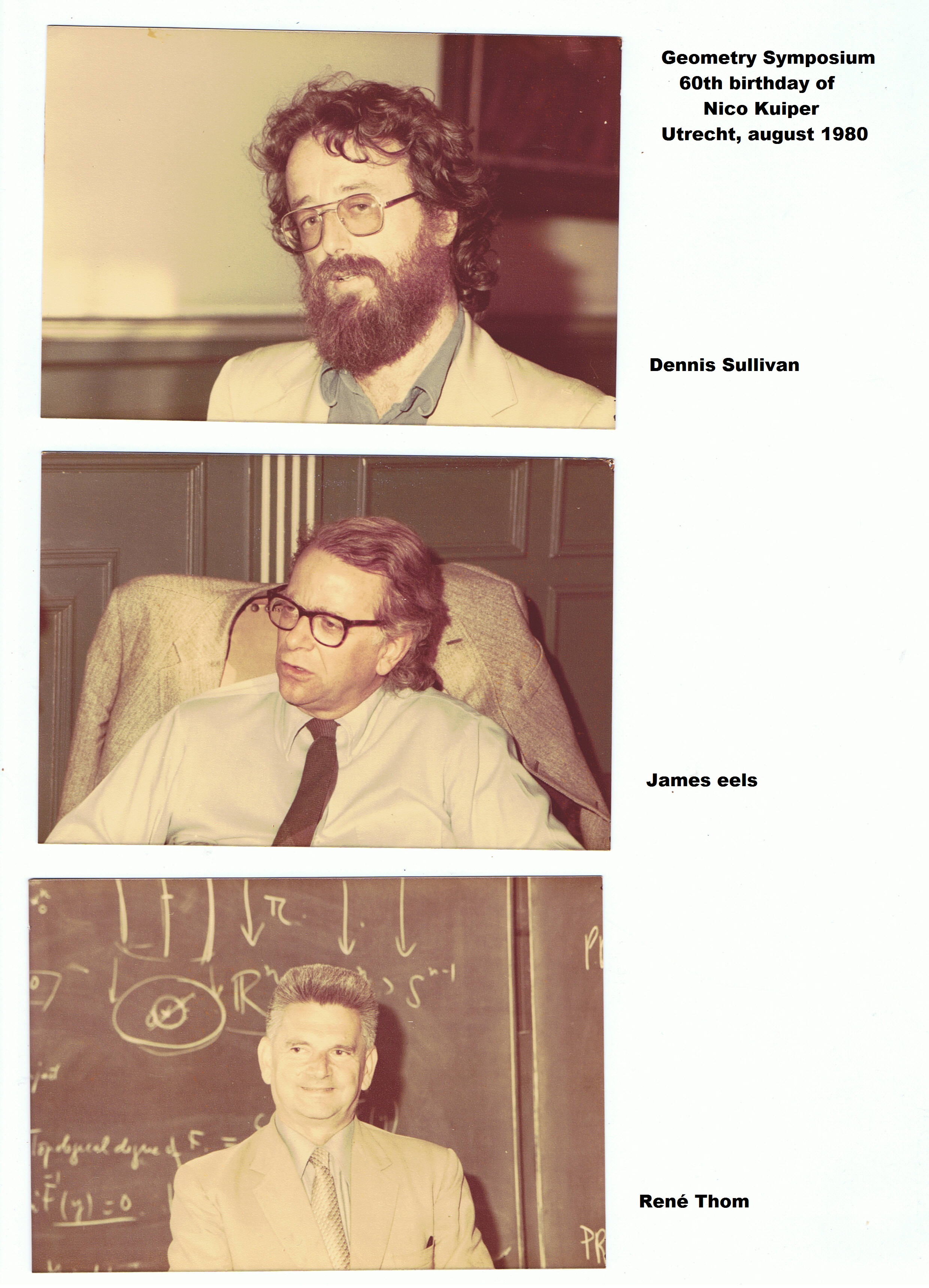 Utrecht 1980: Geometry Symposium in honour ofthe 60 th birthday of ...